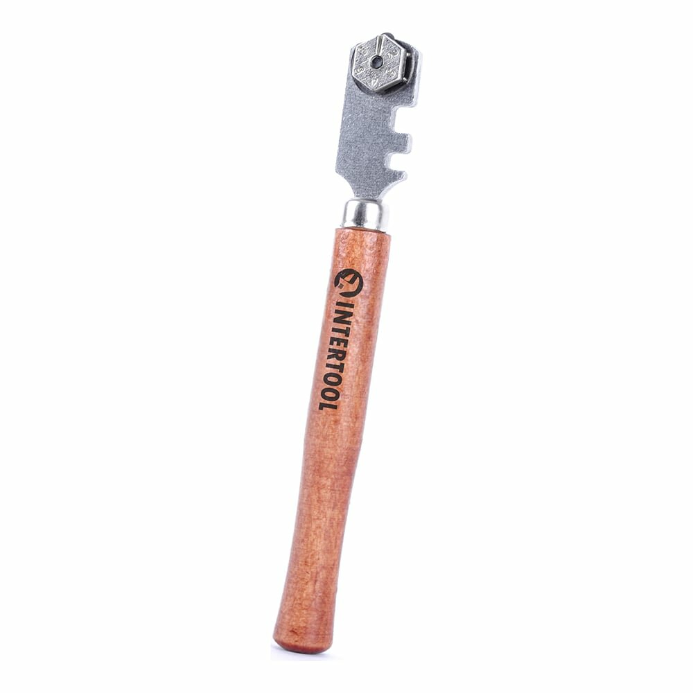 Стеклорез INTERTOOL с одним роликом HT-0521