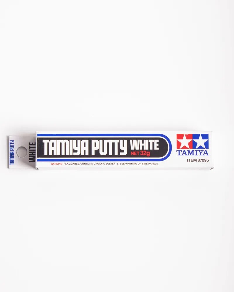 Шпаклёвка для пластиковых моделей Tamiya Putty White, быстросохнущая белая шпатлевка для заделки щелей и неровностей, 32 г, химия для моделизма и конверсии