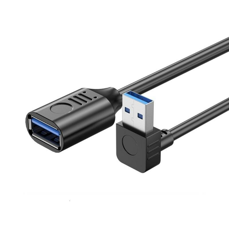 USB 3.0 удлинитель (мужской/женский) 90°, 0.5m - Up