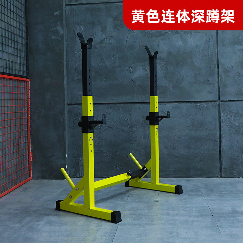 Производитель Бесплатная доставка Стойка для штанги Стойка для приседаний Скамья для жима Оборудование для домашнего спортзала Мужская скамья для жима Набор штанги Регулируемый