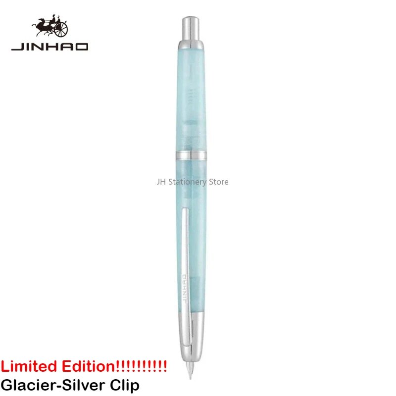 JINHAO 20 перьевая ручка пластик EF/F 03, Glacier-Silver Clip