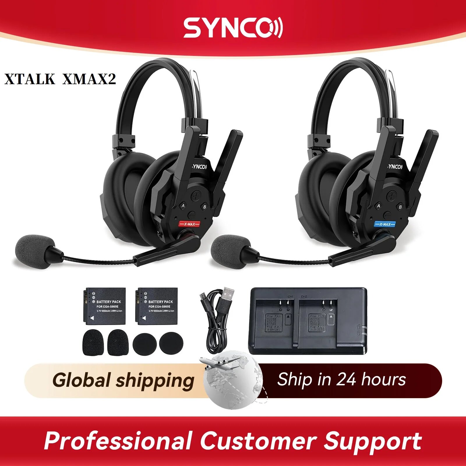 SYNCO XTALK XMAX2 Беспроводная гарнитура для внутренней связи