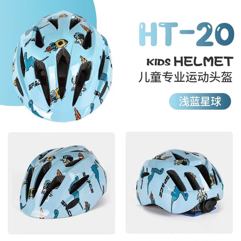 2023 Детский велосипедный шлем с мультяшным дизайном, защитный шлем для роликовых коньков, балансировочного велосипеда, молодежный спортивный шлем для езды