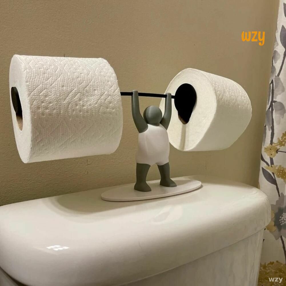 Фигурка тяжелоатлета Туалетный рулон Держатель для бумаги 3D