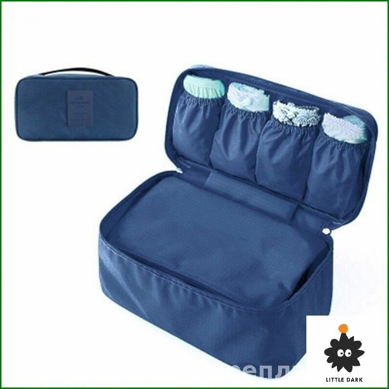 Вместительный мешок для организации нижнего белья в чемодане, практичный дорожный органайзер на молнии для носков, трусов и бюстгальтеров