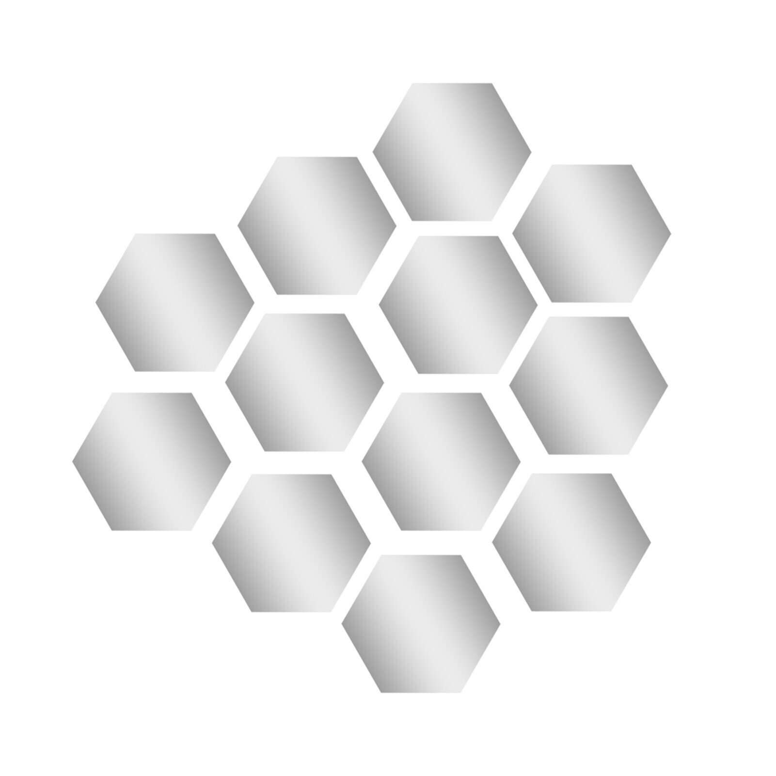 12 штук Детachable Акриловые Зеркальные Наборы Настенные Наклейки Декал для Дома Гостиной Спальни Декор (18.4×16×9.2см/7.2×6.3×3.6дюйма), Цвет: Золотой, Серебряный (по выбору), Материал: Пластик, Размеры: 12.6*11*6.3см/5.0*4.3*2.5дюйма, Вес: 276г, 432г