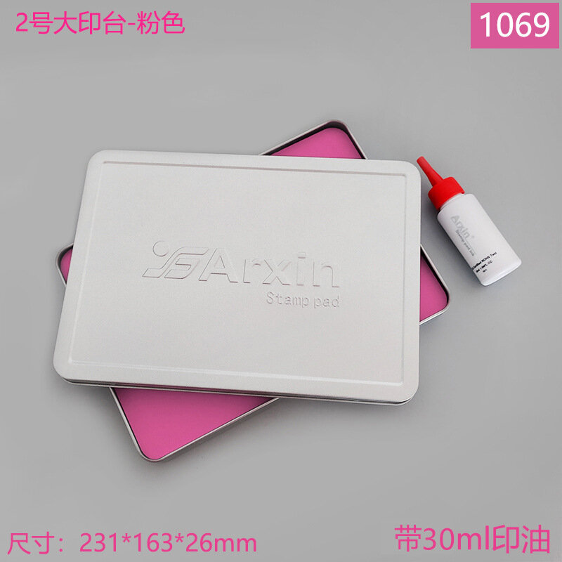 Большой быстросохнущий штемпельный блок красного и черного цветов, для отпечатков рук и ног, квадратный штемпельный блок, большая заготовка для штампа, многоцветный штемпельный блок.