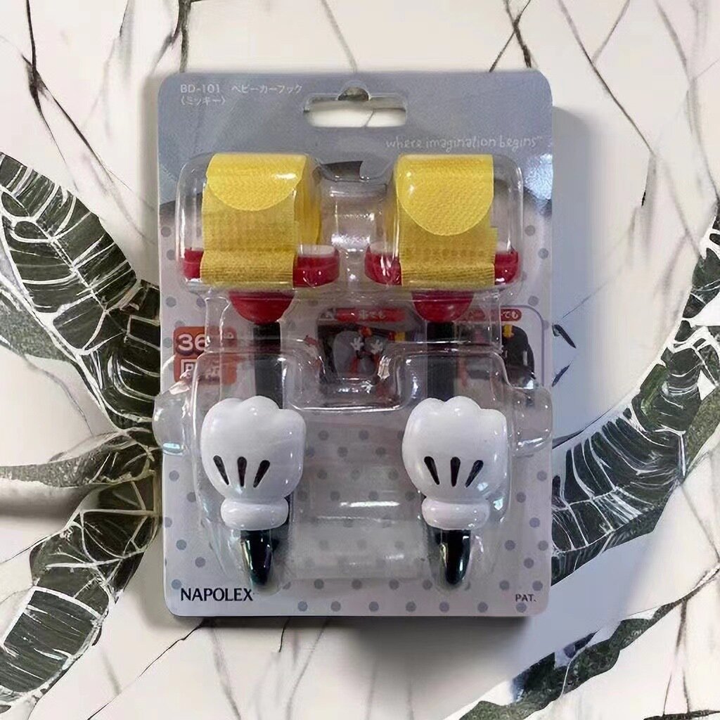 Крючок для ручки Микки Мауса, аксессуары для детской коляски и электросамоката, практичный крючок для хранения