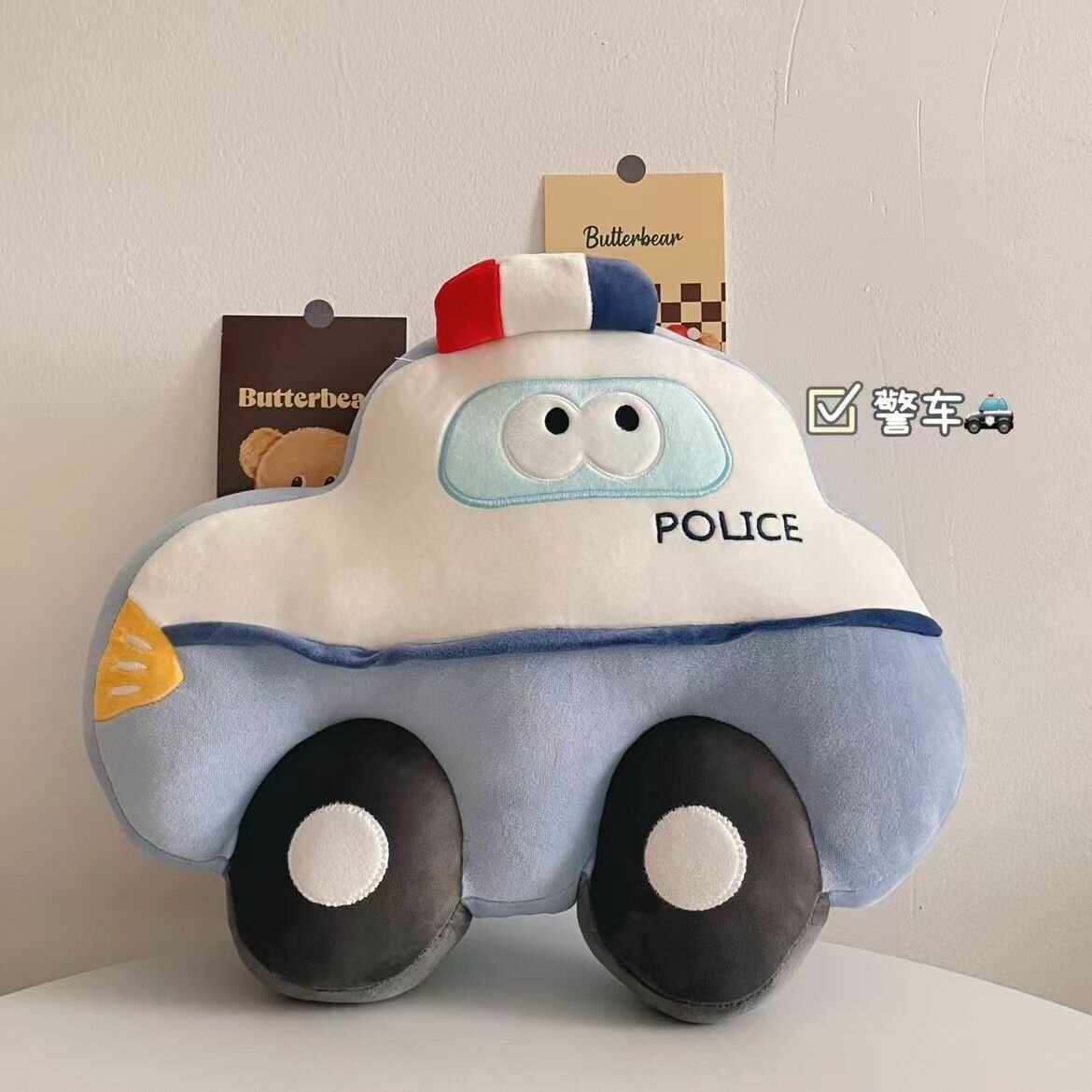 Веселая симуляционная подушка, кукла-автомобиль, полицейская машина, такси, мороженое, подушка для кровати, спящий компаньон, кукла, подушка для дивана