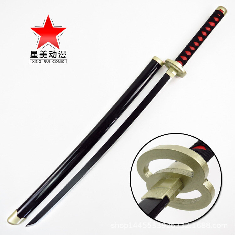 Меч Ничирин из аниме "Истребитель демонов", оружие Танджиро Камадо, Зеницу Аримы, тренировочные мечи для детей, косплей-реквизит, деревянный меч