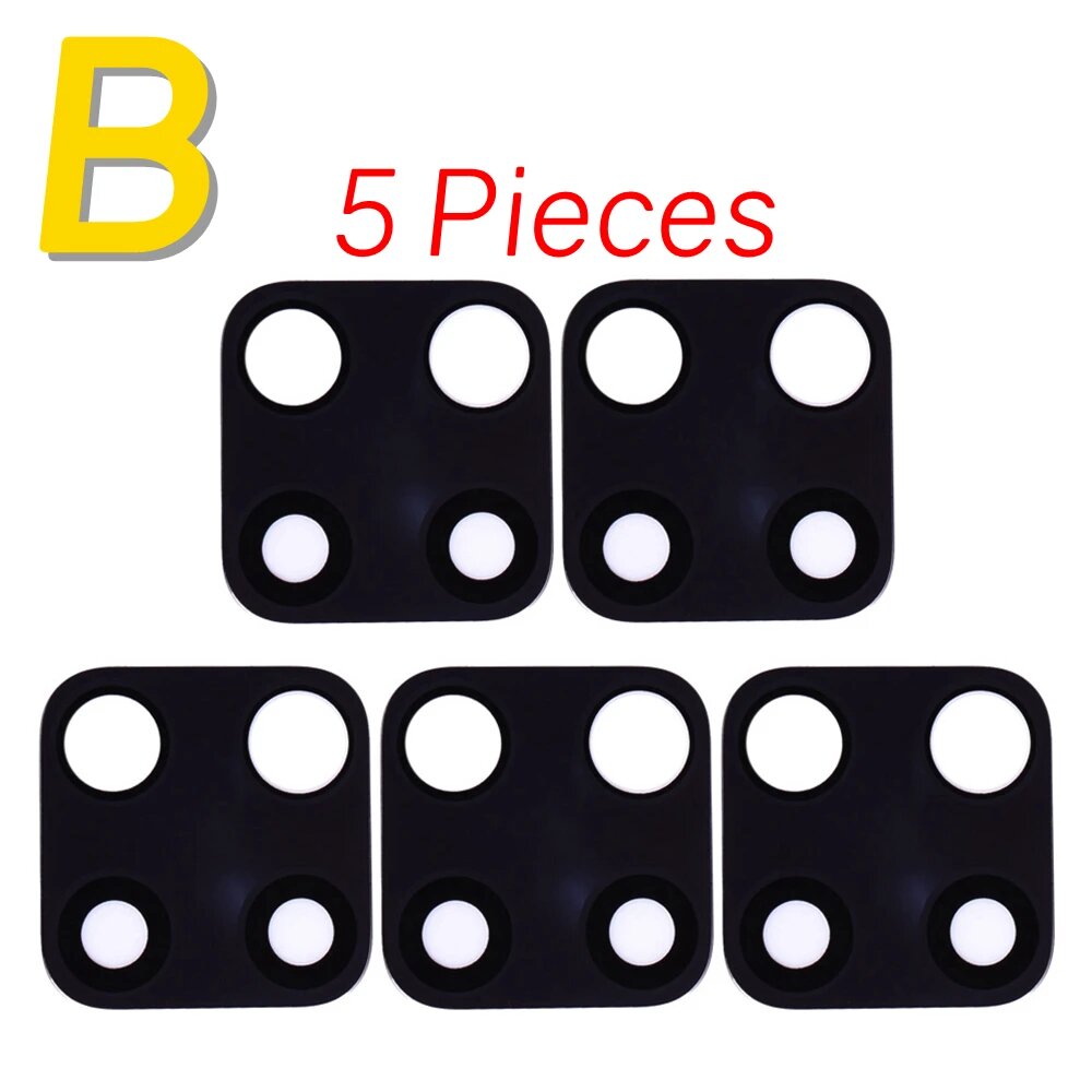 Стеклянный объектив задней камеры для Xiaomi Redmi Note 9S Note 9 Pro MAX M2003J6A1G M2003J6B2G M2003J6B1I Замена + наклейка