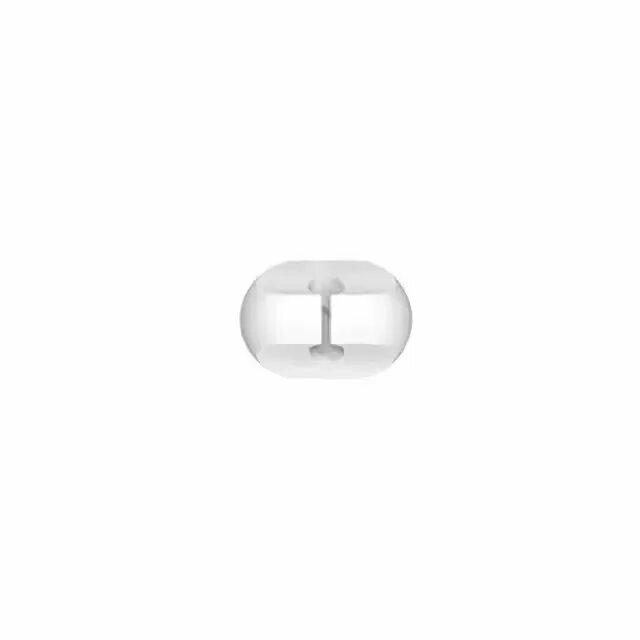 Белые силиконовые зажимы для кабелей, 1 clips White