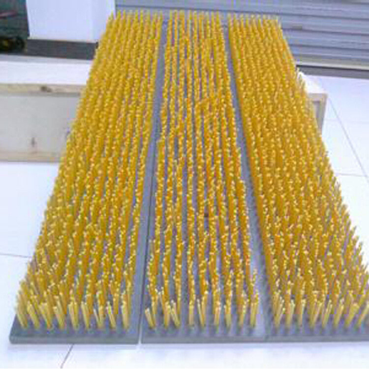 Щетка для ПВХ-доски, щетка для чистки CNC-машины, механическая щетка из нейлоновой проволоки, щетка для очистки и блокировки пыли, щетка для деревянных досок