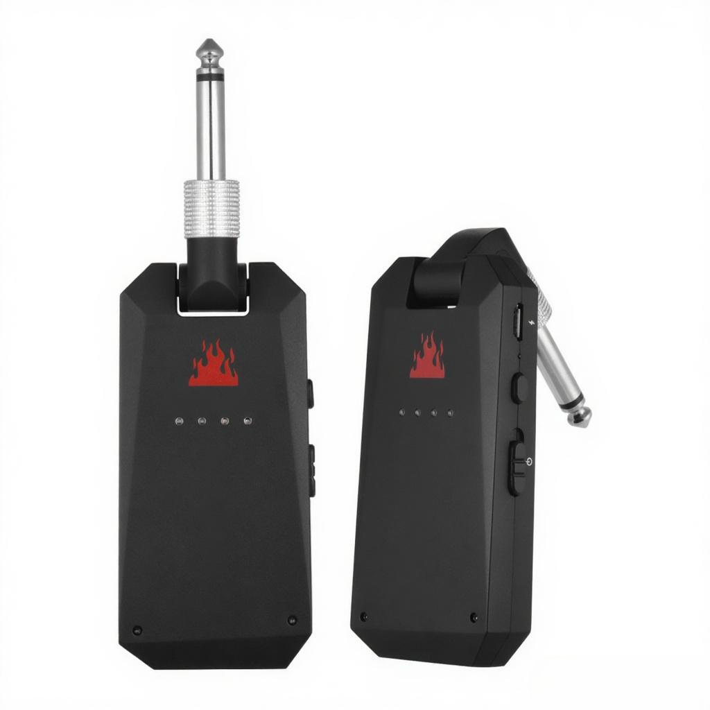 WP-5G Беспроводная система для гитары 5.8G, перезаряжаемый аудиотрансмиттер и приемник, диапазон ISM, для электрогитар и басов, усилителей, аксессуары, 24bit/48KHz, задержка 5.6ms, дальность 30m, 1100mAh, время работы 8h, вес 51g, набор: 1 передатчик, 1