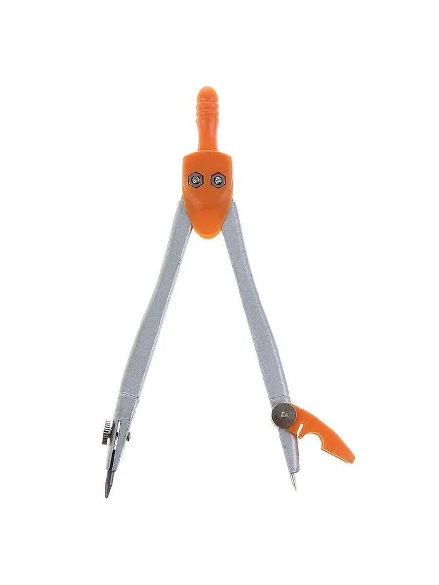 Металлический циркуль в защитной тубе для черчения