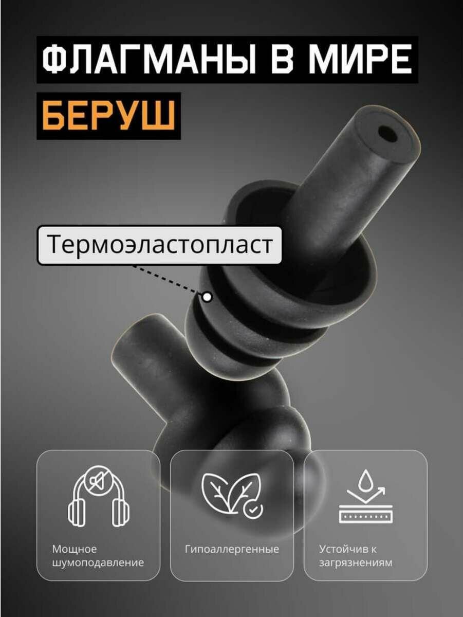 Беруши многоразовые Jeta Safety 32 дБ, бокс JEM-732