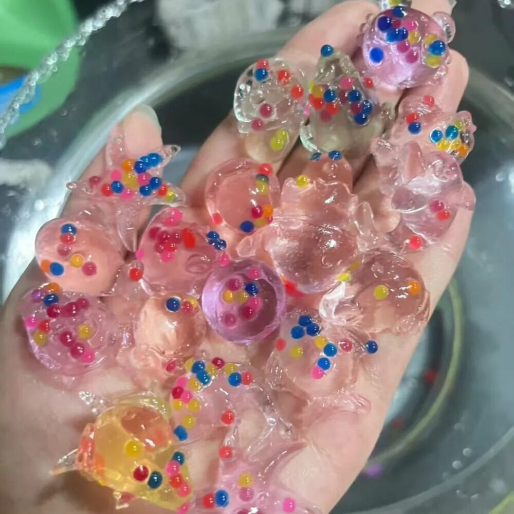 Орбизы, гидрогелевые шарики, игрушка антистресс "Морские обитатели", 20 случайных фигурок, развивающая игрушка для детей