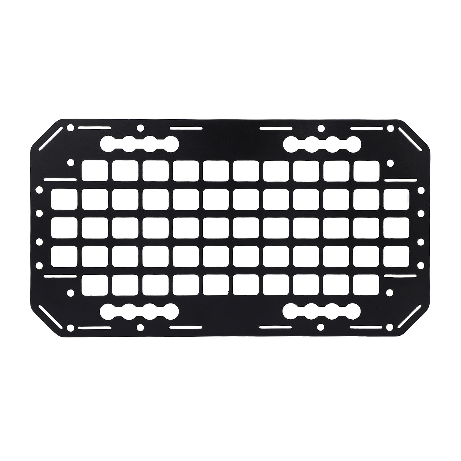 Кузов Грузовика Molle Panel 10.51x19.25x0.08in Алюминиевая Система Боковых Стоек для Седанов Внедорожников Пикапов Внедорожников RVS Прицепов