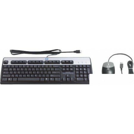 Клавиатура + мышь HP USB Keyboard and Optical Mouse Kit Russian (638214-B21)