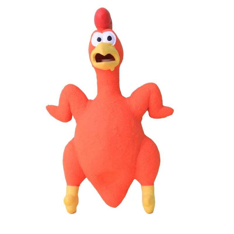 Игрушка для собак в виде кричащей курицы, пищащая курица, игрушка для самостоятельной развлечения, средство от скуки,