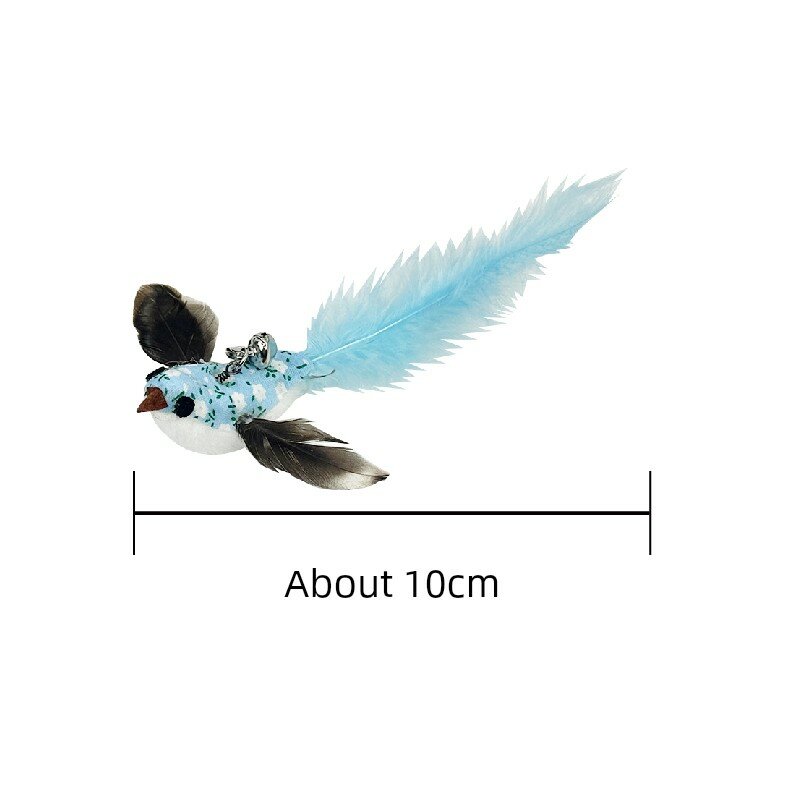 Заменяемая головка в форме птички для игрушки-палки для кошек, размер 4