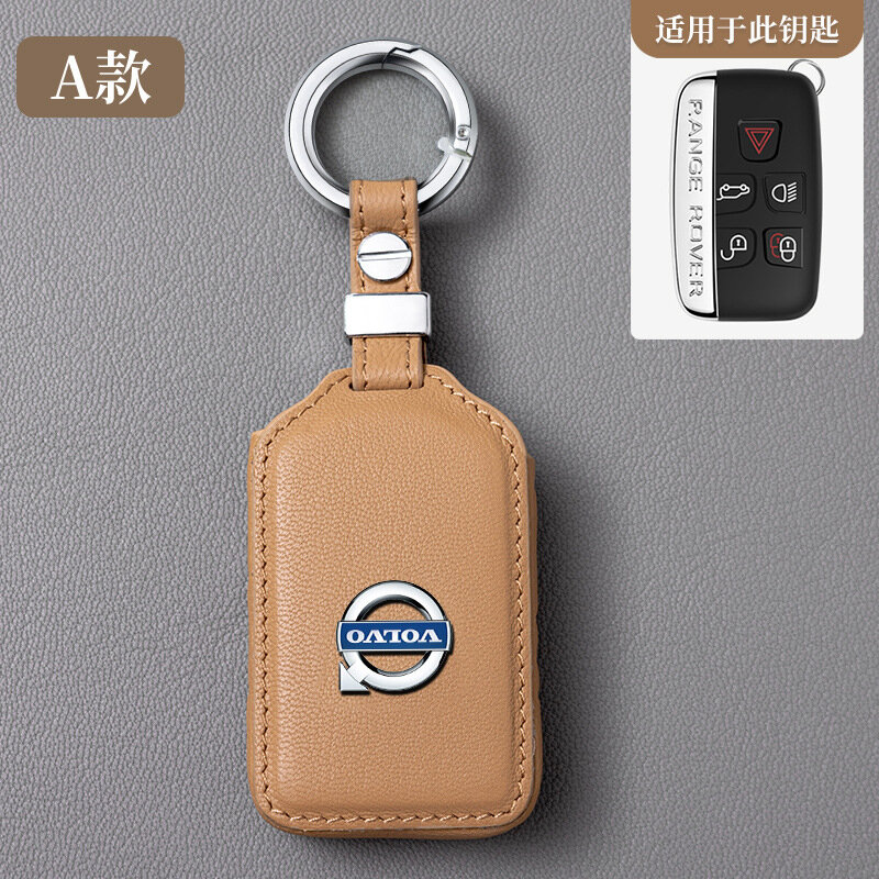 Подходит для ключей Volvo XC60, чехол S90 из овчины, высококачественный XC90, автомобильный V60, чехол V90, сумка S60 с пряжкой