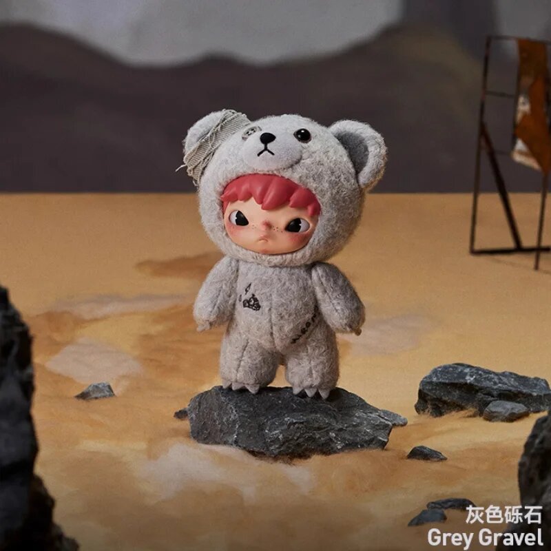 POP MART Hirono Road Journal Grey Gravel