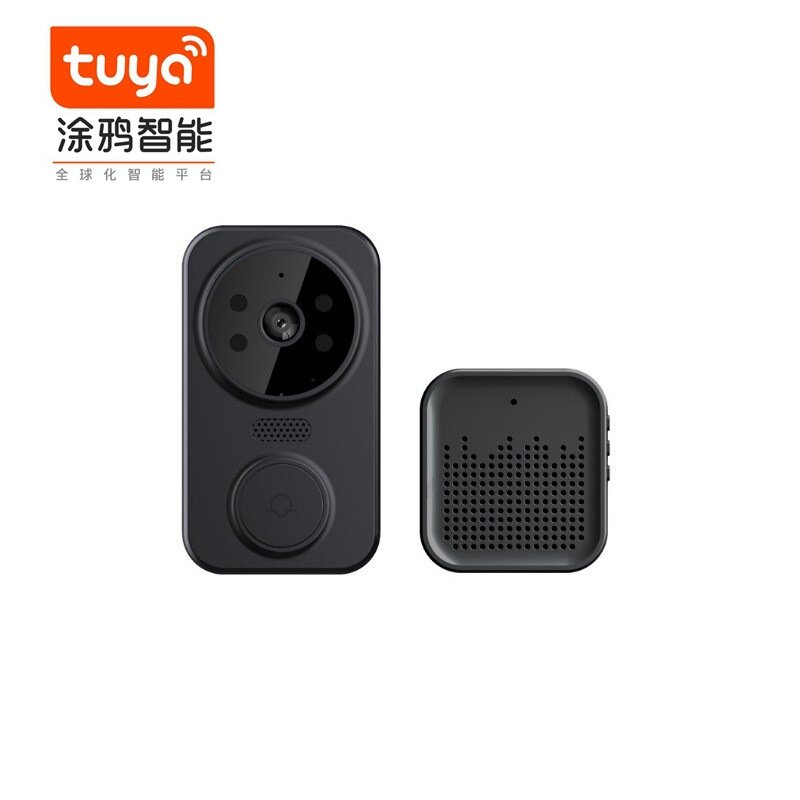 Видеодомофон TUYA с низким энергопотреблением, беспроводной Wi-Fi, HD, умная система безопасности для дома, интерком Tuya, кросс-бордер