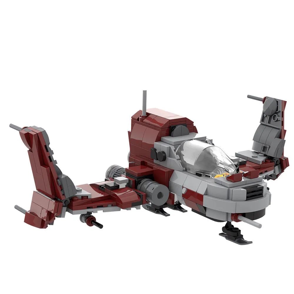Игрушки из строительных блоко, MOC No Mans Sky , Radiant Pillar BC1 Fighter Starship Model, Кирпич подарок для детей