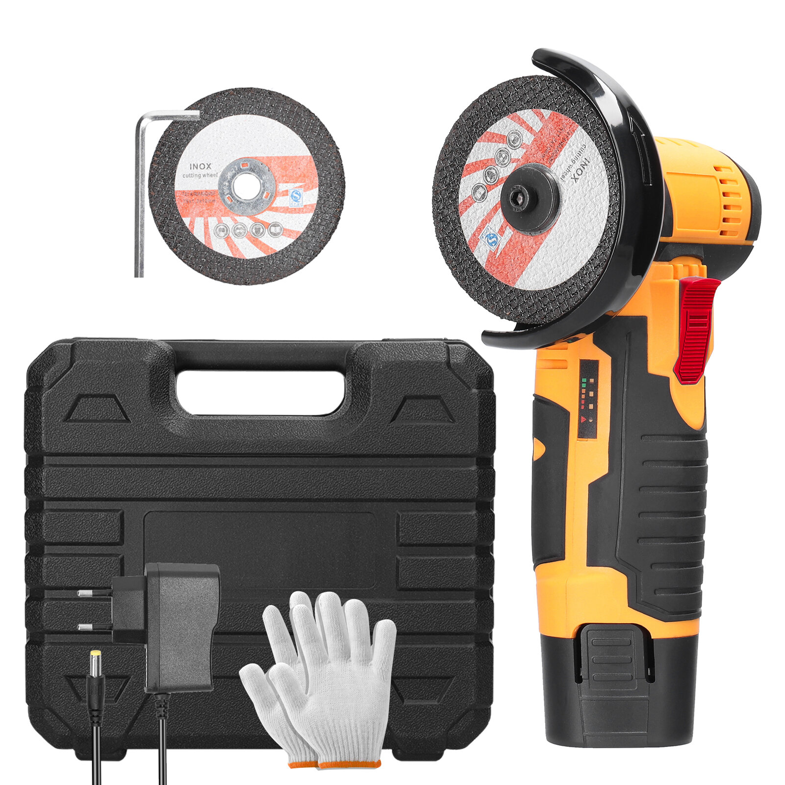 Электрическая шлифовальная машина со скоростью вращения 19500 об/мин, портативная многофункциональная мини-шлифовальная машина для резки и полировки керамической плитки, дерева, камня и стали.