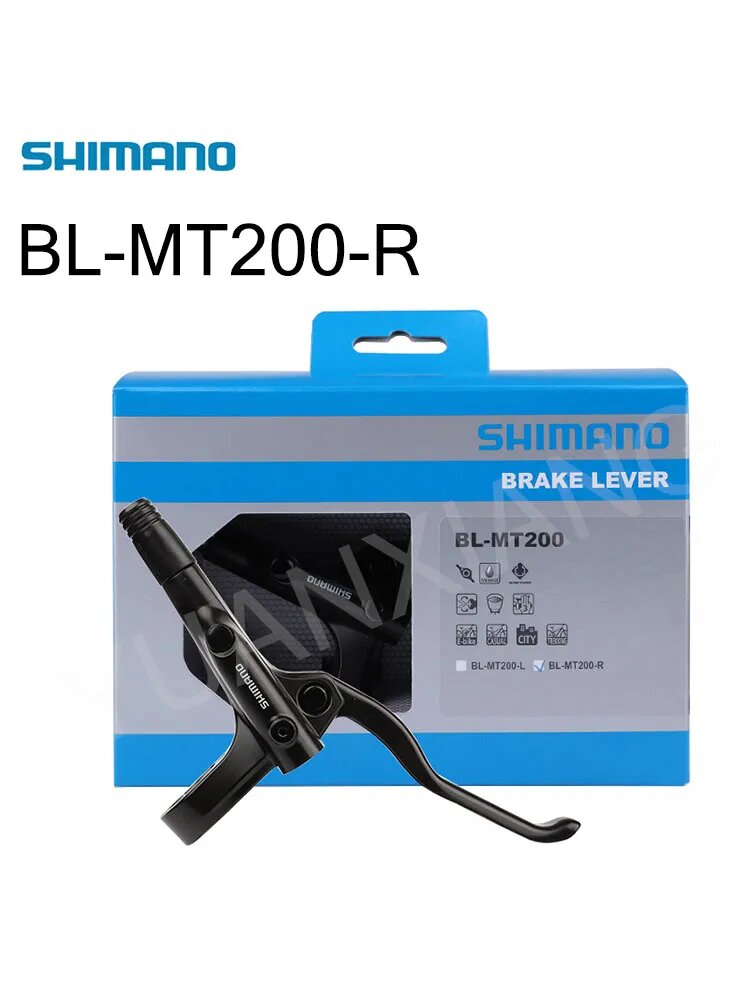 Рукоятка гидравлических тормозов, Shimano, BL-MT200, в коробке, правая