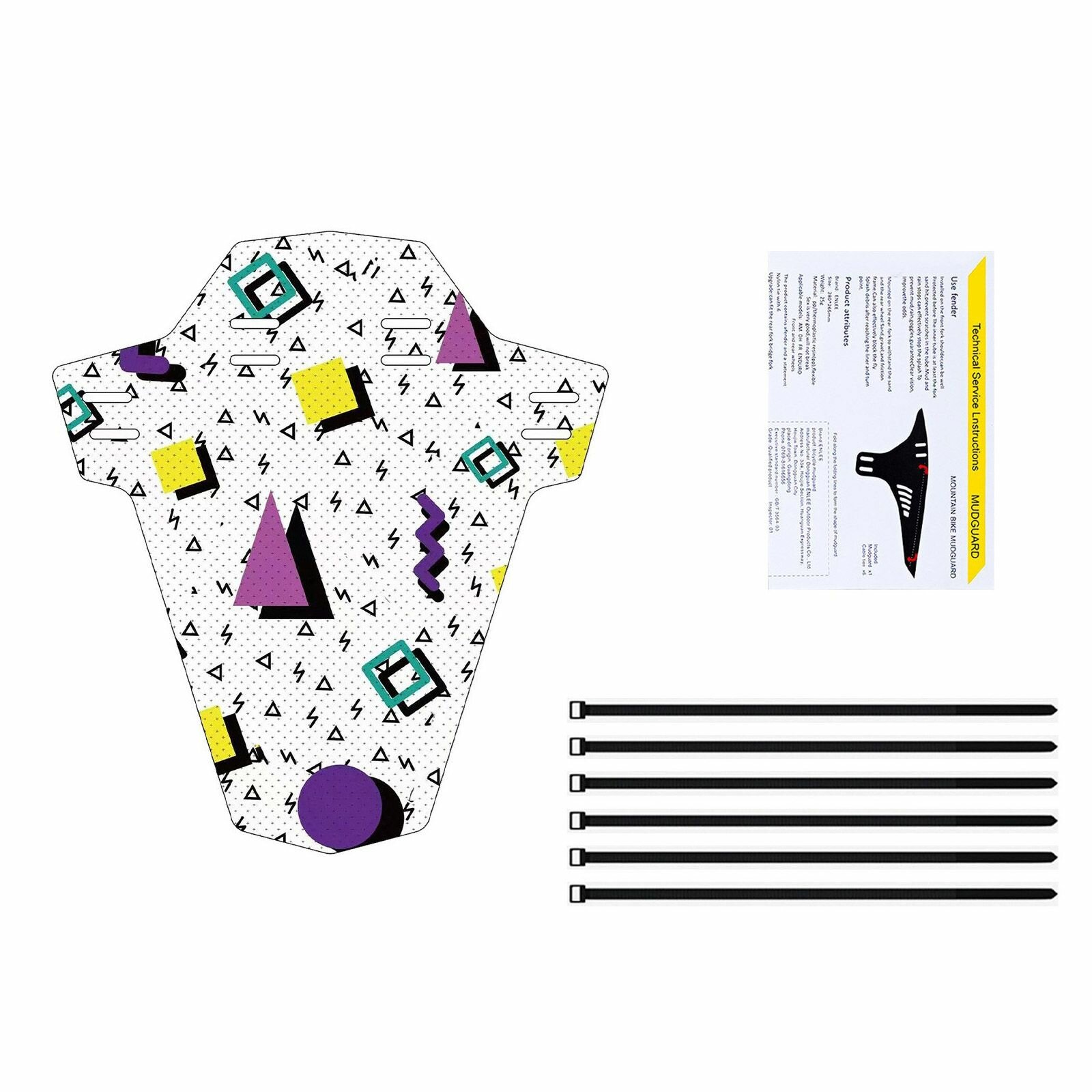 Регулируемый набор грязезащитных щитков для велосипедов быстросъемный