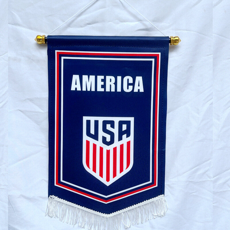 Флаг для фанатов футбольной команды Чемпионата мира, Дания, Германия, Франция, Португалия, пентаграмма, обмен, барное украшение