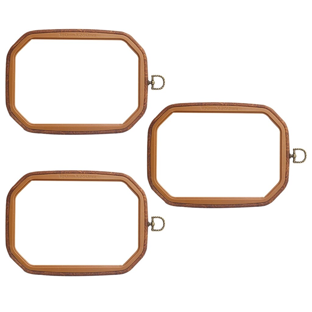 Рамка для вышивания 3 шт Регулируемый пяльцы для вышивания Крестиками Пяльцы для вышивания из смолы