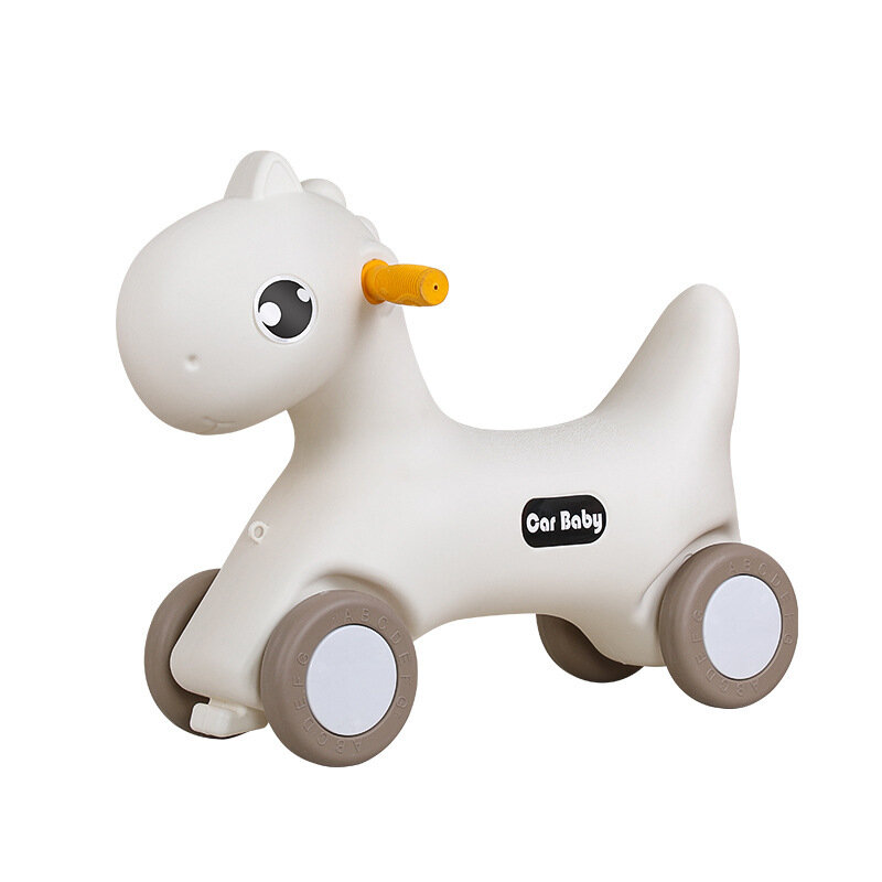 Новая модель деревянного лошадки для домашнего использования, детская качалка, двойное использование, качалка для младенцев, многофункциональная каталка 2-в-1