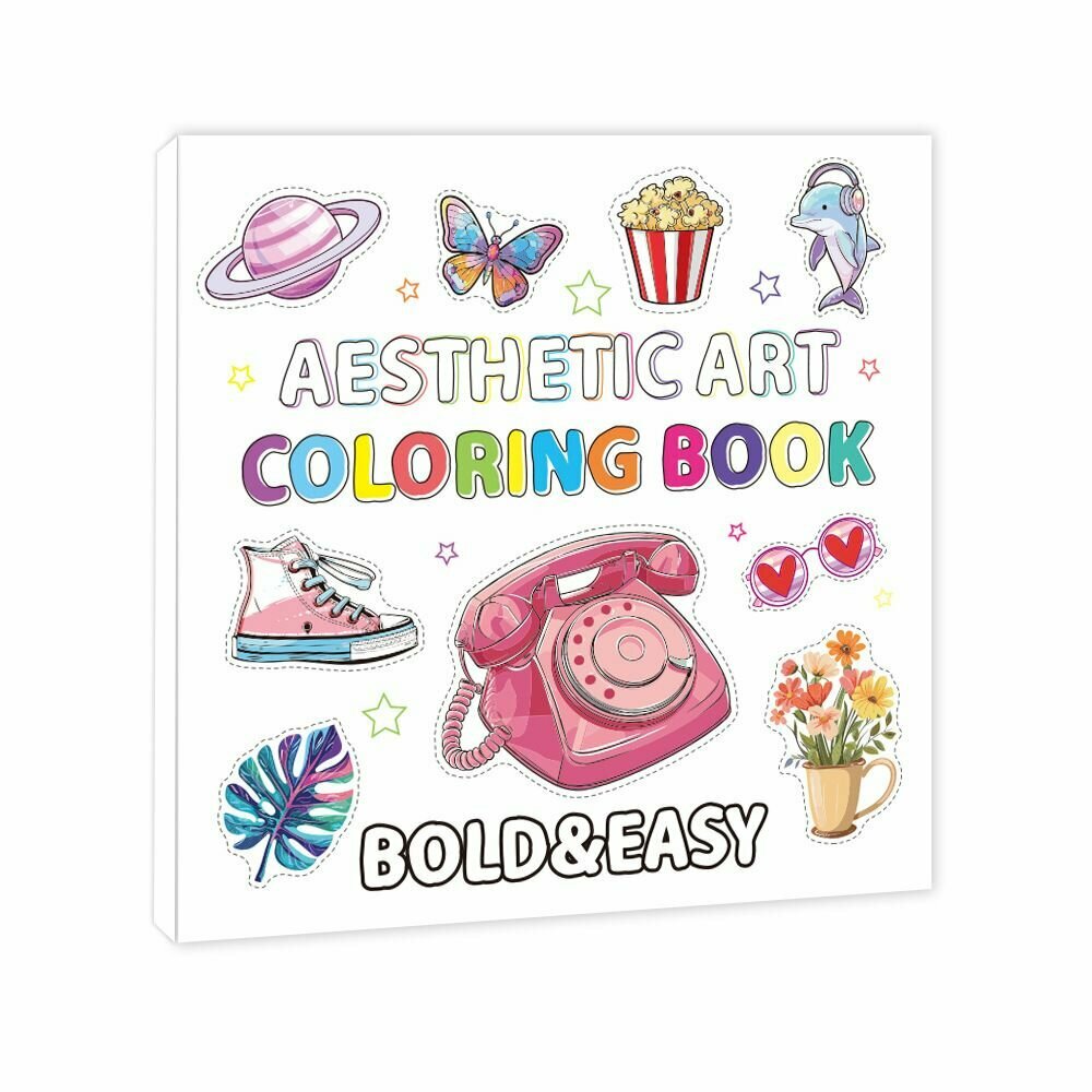 Раскраска "Еда и фрукты" 21x21 см, 40 страниц