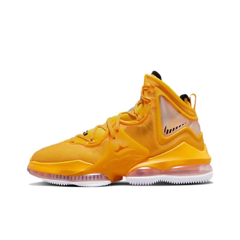 Кроссовки NIKE Lebron 19, размер EU 42 стопа (26.5CM), Желтый — фото 1