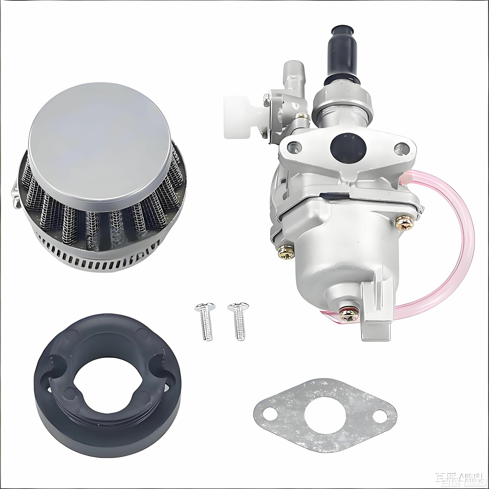 Карбюратор с воздушным фильтром на двигатель 49CC 2Т (двухтактный) для мини-байка, питбайка, скутера. Карбюратор для мопеда.