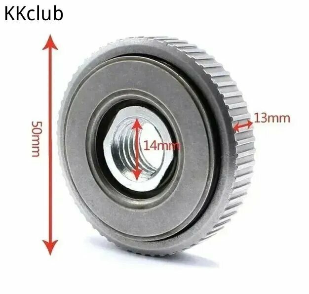 Быстрозажимная гайка М14 для УШМ (болгарки) - универсальная, прочная, для всех моделей