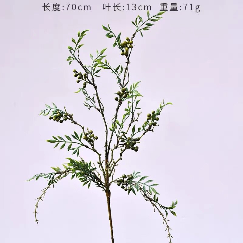 Горячая распродажаИскусственная ягода, сушеная ветка, декоративный цветок, украшение для дома, витрина магазина, красная дикая фруктовая ветка, лесной стиль, цветочный осенний свадебный декор