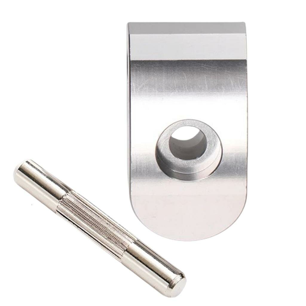 Электросамокат с крюком для переноски, серебро