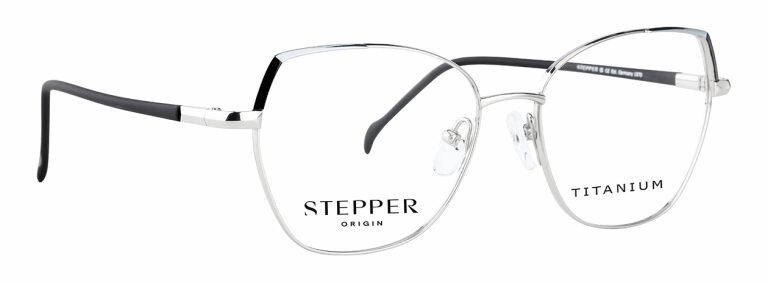 Оправа STEPPER SI-50325 F029, для оптических линз, титановая, серебристая , ободковая