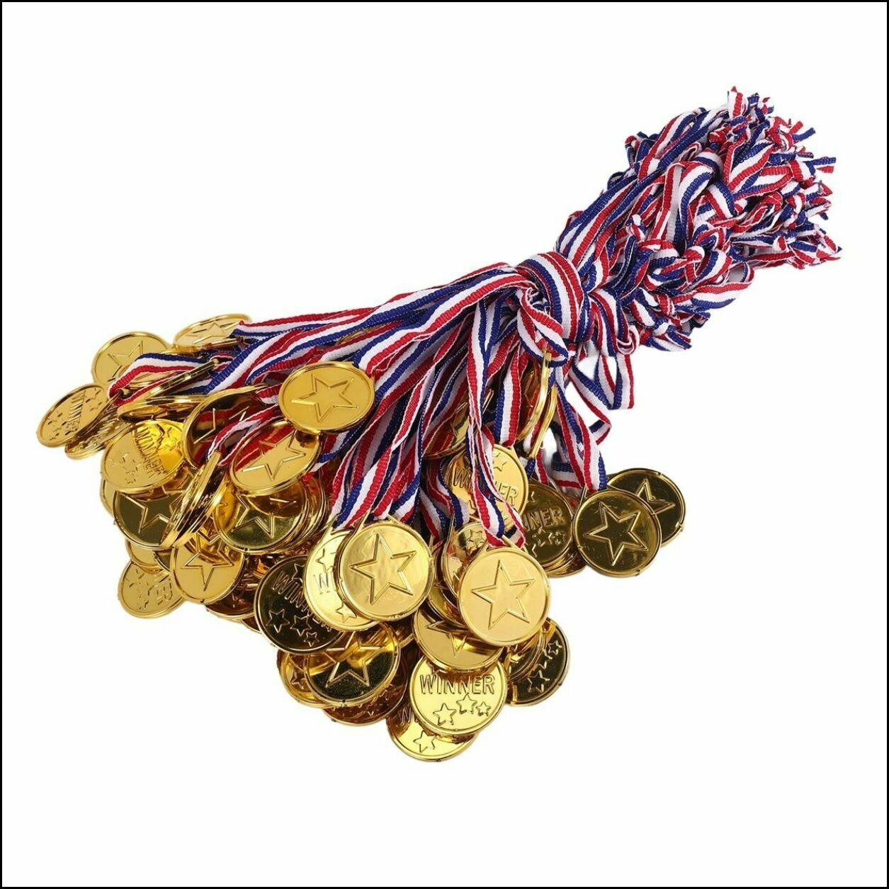 Эксклюзивный набор 100 золотых медалей для награждения детей, модель DKDCJ0901