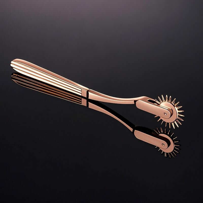 BDSM-колесо Вартенберга для взрослых: металлическое игольчатое для массажа иДразнить