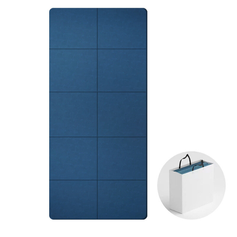 Оптовая продажа портативного TPE нескользящего складного коврика для сна, звукоизоляционного коврика, коврика для упражнений, фабричного скакалки, йога-коврика без запаха