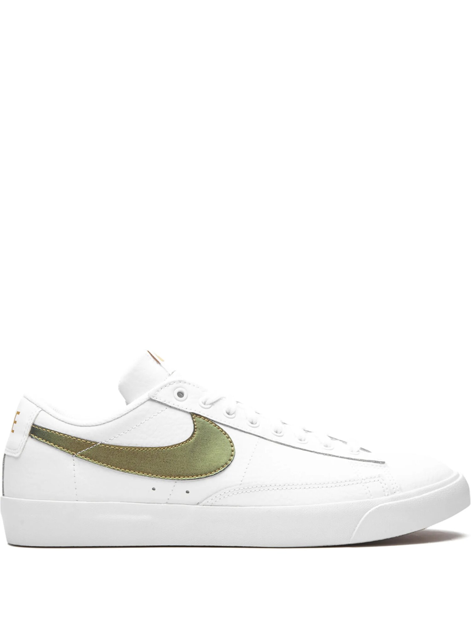 Кроссовки NIKE Blazer Low Premium, размер 13 US, серебристый