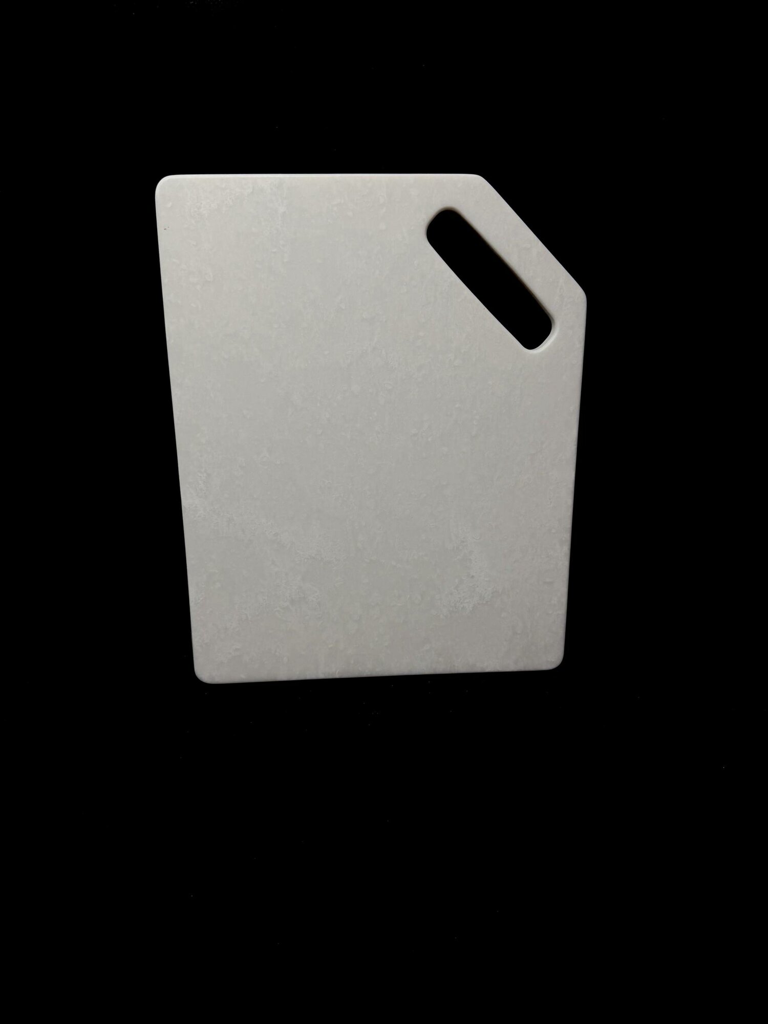 Разделочная доска "белоснежный мрамор" , искусственный камень, прямоугольная, двустороння, 30×24