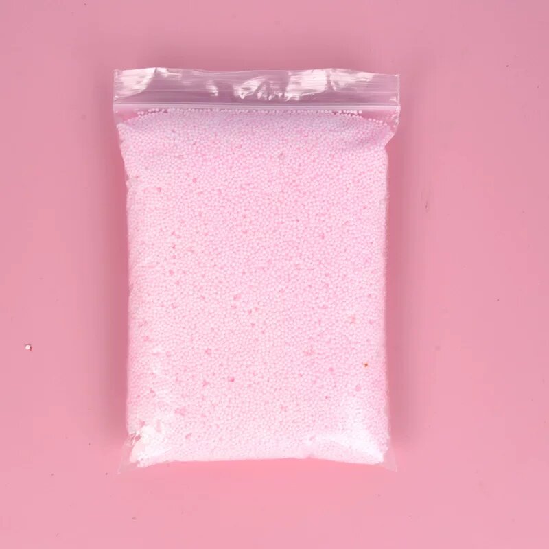 Нежно-розовая снежная глина для творчества, 100г, нетоксичная, подходит для детских поделок