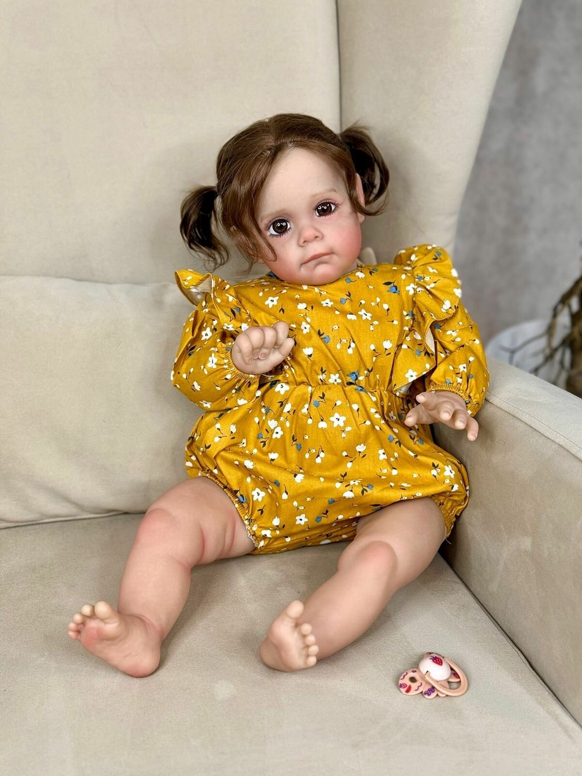 Кукла Реборн мягконабивная 60 см (FA-960)