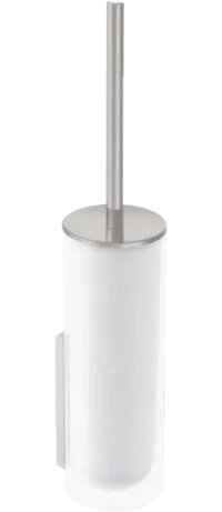 Ершик для унитаза Keuco Edition 400 11564 настенный, латунный, белый, серый, закрытый, с подставкой